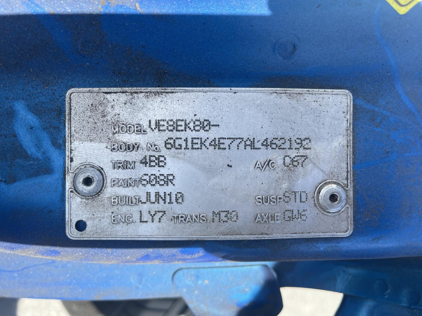 Rear Diff Assembly Commodore Holden 2009