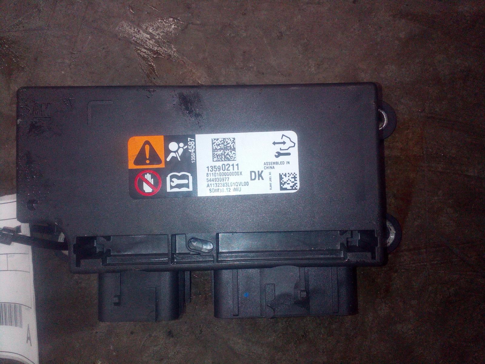 Airbag Module Sensor Commodore Holden 2014